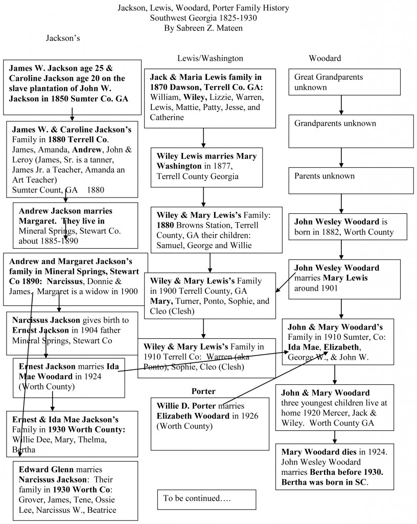 Woodard/Jackson/Porter Family 1825-1930 | PureHistory